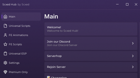 Universal Script 📌 | Scxed Hub V2 — Roblox Scripts | ScriptBlox