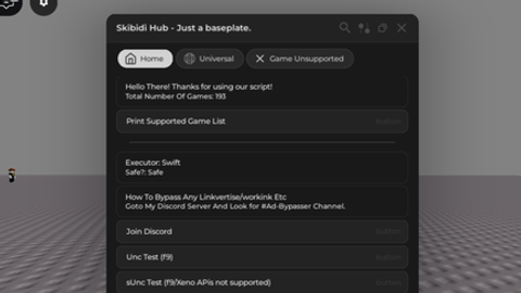 Universal Script 📌 | Skibidi Hub SOLARA SUPPORTED — Roblox Scripts | ScriptBlox
