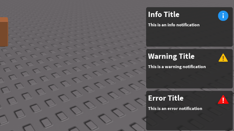 Universal Script 📌 | Notification System OPEN SRC — Roblox Scripts | ScriptBlox