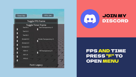 Universal Script 📌 | Fps and Time frame — Roblox Scripts | ScriptBlox