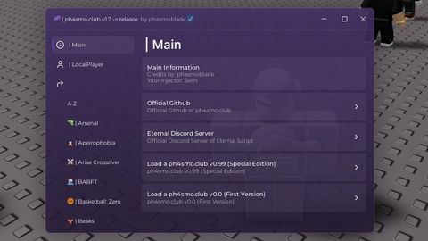 Universal Script 📌 | ph4smo club universal — Roblox Scripts | ScriptBlox