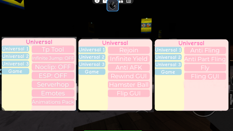 Universal Script 📌 | 6 Games + extra features — Roblox Scripts | ScriptBlox