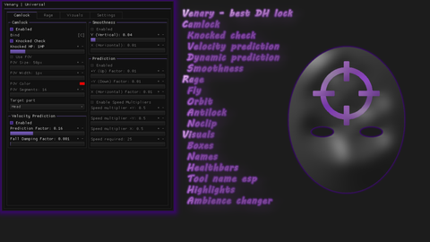 Universal Script 📌 | Venary free camlock UPDATED — Roblox Scripts | ScriptBlox