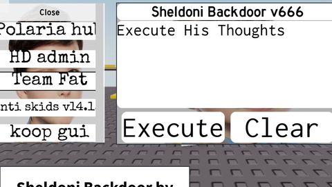 Universal Script 📌 | Sheldoni Backdoor v666 — Roblox Scripts | ScriptBlox