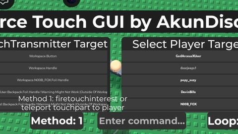 Universal Script 📌 | FORCE TOUCH GUI UNIVERSAL OP CAN KILL OR KICK ...