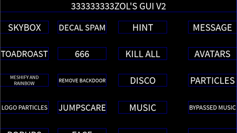 Universal Script 📌 | 333333333ZOLS GUI V2 — Roblox Scripts | ScriptBlox