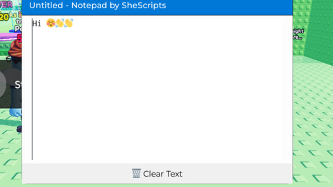Universal Script 📌 | Simple notepad — Roblox Scripts | ScriptBlox