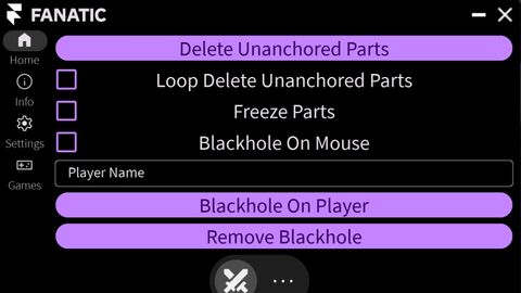 Universal Script 📌 | Unanchored Parts Controller Gui — Roblox Scripts ...