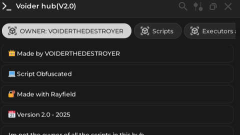 Universal Script 📌 | VOIDERHUB v2 0 — Roblox Scripts | ScriptBlox