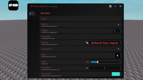 Universal Script 📌 | SP Library v2 — Roblox Scripts | ScriptBlox