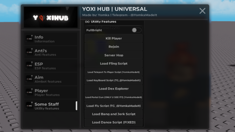 Universal Script 📌 | YOXI HUB UNIVERSAL — Roblox Scripts | ScriptBlox