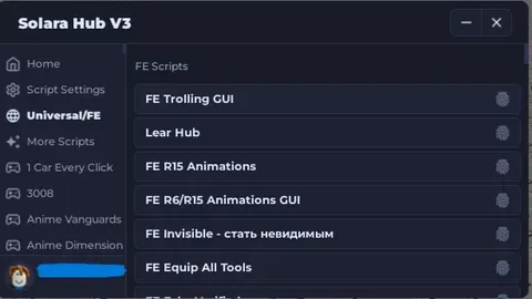 Universal Script 📌 | Solara Hub V3 340 Games Keyless — Roblox Scripts | ScriptBlox