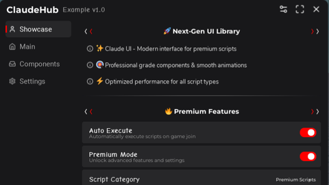 Universal Script 📌 | Claude UI example — Roblox Scripts | ScriptBlox