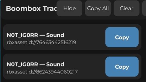 Universal Script 📌 | Universal Boombox id tracker OPEN SOURCE — Roblox Scripts | ScriptBlox