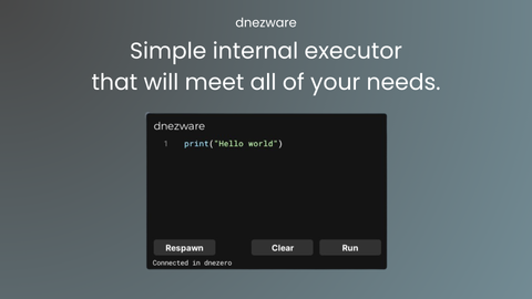 Universal Script 📌 | dnezware simple ingame executor — Roblox Scripts ...