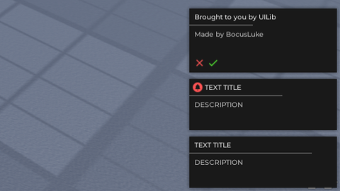 Universal Script 📌 | BocusLuke Notification Library — Roblox Scripts | ScriptBlox