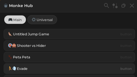 Universal Script 📌 | hub by zheka — Roblox Scripts | ScriptBlox
