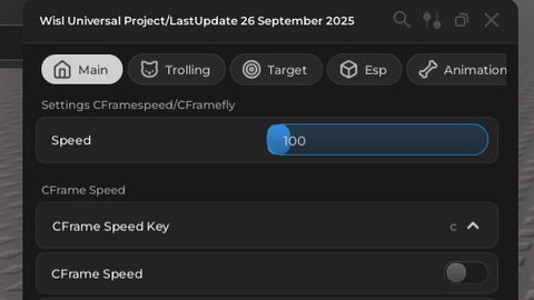 Universal Script 📌 | wisI Universal Project — Roblox Scripts | ScriptBlox