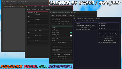 Universal Script 📌 | Paradise Script Panel — Roblox Scripts | ScriptBlox