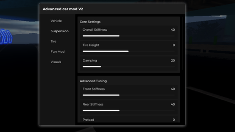 Universal Script 📌 | ADVANCED CAR MOD V2 — Roblox Scripts | ScriptBlox