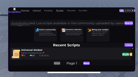 Universal Script 📌 | ScriptBlox GUI: Ultimate Roblox Script Hub — Roblox Scripts | ScriptBlox