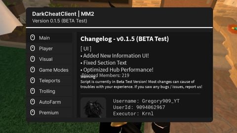Universal Script 📌 | DarkCheatClient Alpha — Roblox Scripts | ScriptBlox