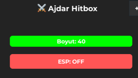 Universal Script 📌 | AJDAR Hitbox and ESP GUI Custom Size and Toggle — Roblox Scripts | ScriptBlox