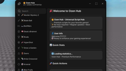 Universal Script 📌 | NEW Ozen Scripts Hub — Roblox Scripts | ScriptBlox