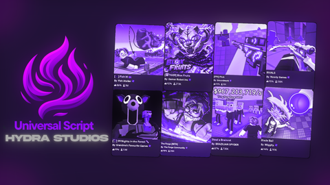 Universal Script 📌 | Hydra Hub *OP* | 4+ game support | Autofarms | AC Bypass | — Roblox Scripts ...