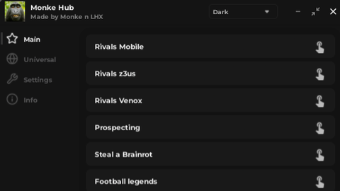 Universal Script 📌 | Monke Hub — Roblox Scripts | ScriptBlox