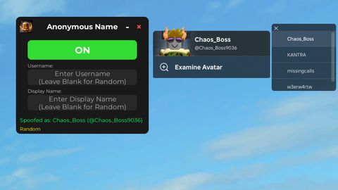 Universal Script 📌 | Anonymous Name — Roblox Scripts | ScriptBlox