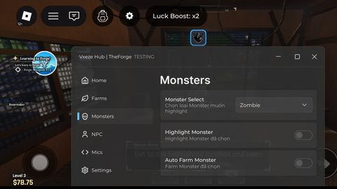 Universal Script 📌 | The Forge Script Auto Farm Vxeze Hub — Roblox Scripts | ScriptBlox