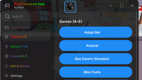 Universal Script 📌 | KUNI UNIVERSAL HUB — Roblox Scripts | ScriptBlox