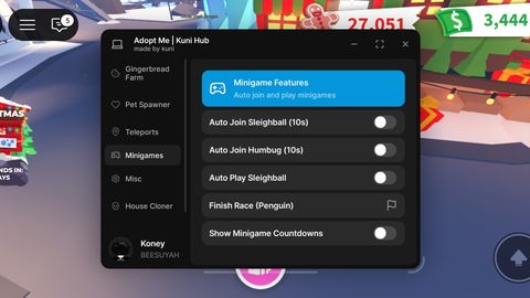 Universal Script 📌 | Kuni Hub I Auto Minigames I Free I No Key — Roblox ...