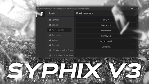 Universal Script 📌 | Back!! SYPHIX V3 HUB 100+ GAMES — Roblox Scripts ...