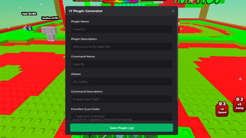 Universal Script 📌 | Infinite Yield Plugin Maker V2 — Roblox Scripts | ScriptBlox