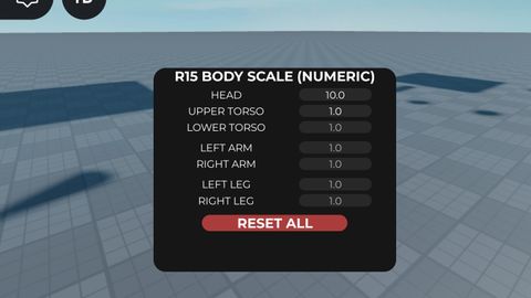 Universal Script 📌 | R15 body scale — Roblox Scripts | ScriptBlox