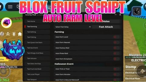 Universal Script 📌 | Blox Fruit GravityHub Auto Farm Auto Raid Auto ...