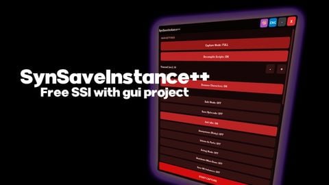 Universal Script 📌 | SynSaveInstancePlusPlus — Roblox Scripts | ScriptBlox