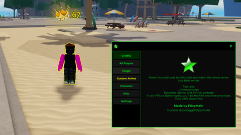 Universal Script 📌 | The script super sus animation — Roblox Scripts ...