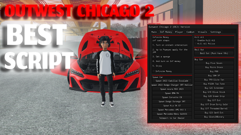 Outwest Chicago 2 | Spawn anycar inf money kill all — Roblox Scripts ...