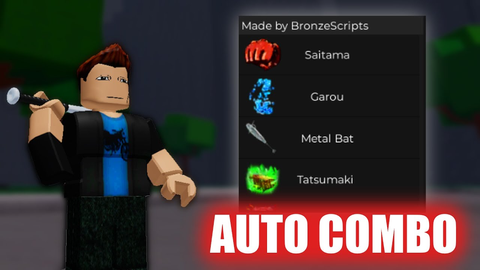The Strongest Battlegrounds | TSB AIMBOT AUTOCOMBO SAITAMA GAROU GENOS ...