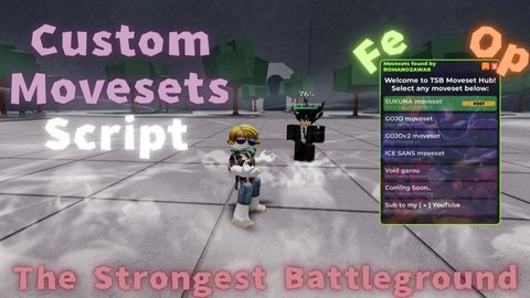 The Strongest Battlegrounds | Tsb Custom Movesets — Roblox Scripts ...
