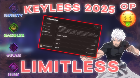 [🌹PLANT] Jujutsu Infinite | Limitless Hub JJI — Roblox Scripts | ScriptBlox