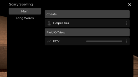 Scary Spelling | gui — Roblox Scripts | ScriptBlox