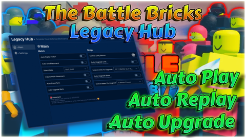 The Battle Bricks | Custom Auto spawn unit + Upgrade All Units + More ...