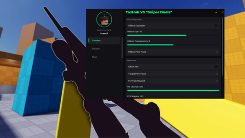 SNIPER DUELS | OP SCRIPT TAXHUB V5 2026 ALL EXECUTORS WORKING — Roblox ...