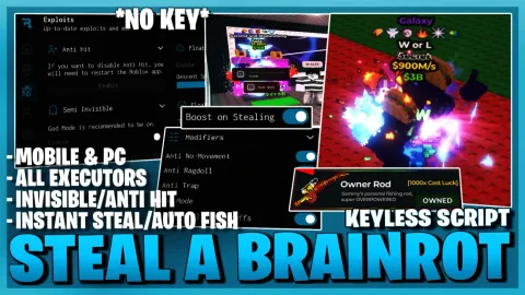 [👹] Steal a Brainrot | RIFT | *UNPATCHED* ANTI HIT, FAST STEAL, AUTO ...