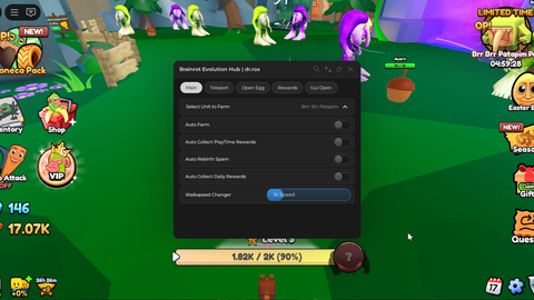 Brainrot Evolution | Script OP — Roblox Scripts | ScriptBlox