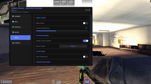 [DM] Defuse Division [ALPHA] | Expectional Dev Aim Esp Visuals Skins Undetected — Roblox Scripts ...